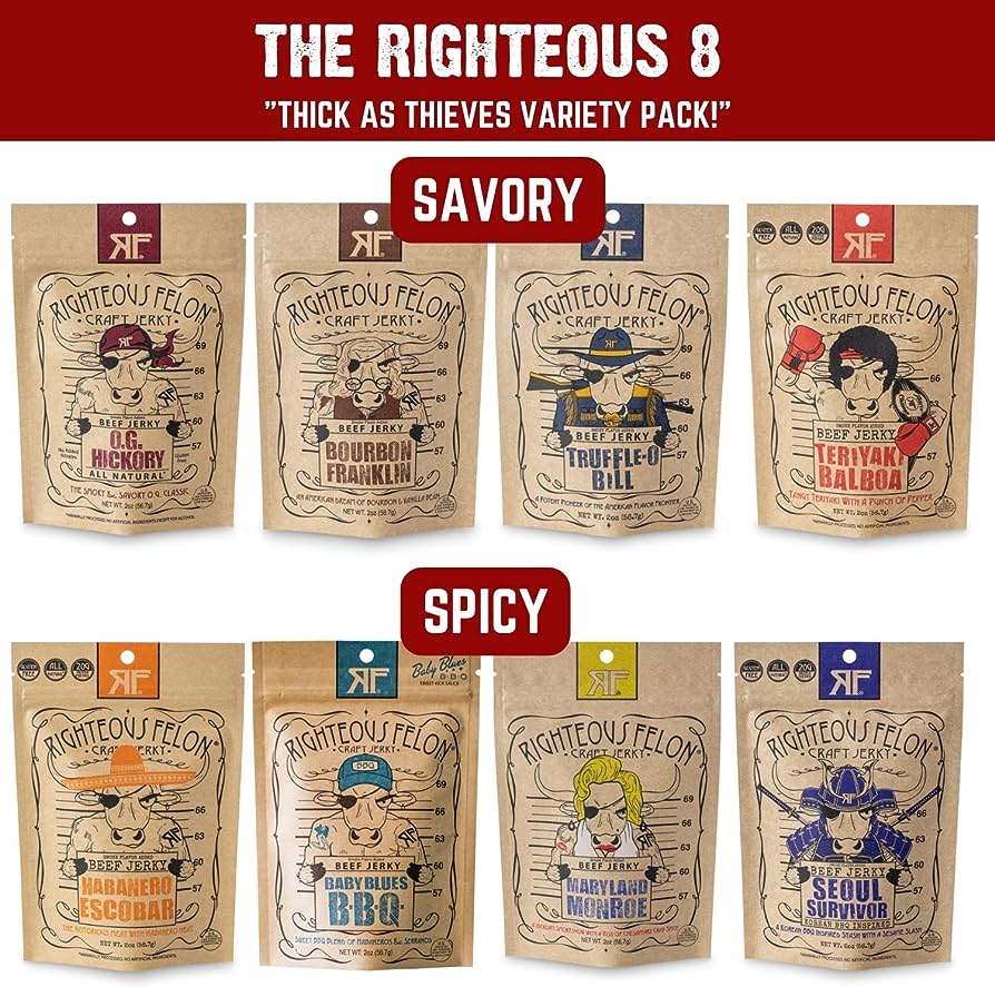 Righteous Felon Beef Jerky Review - JerkySeller.com