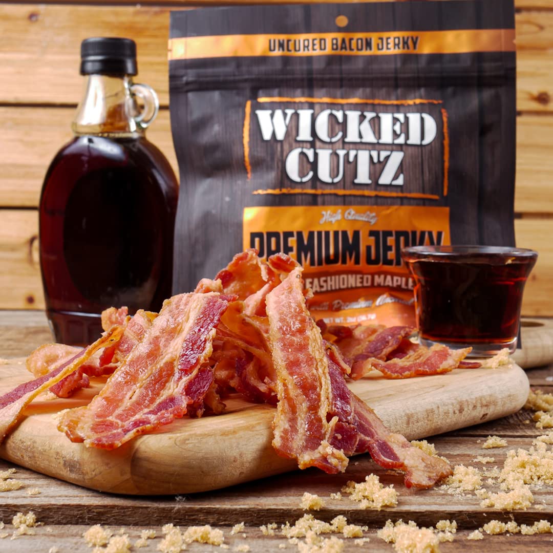 Old Fashioned Maple Bacon Jerky - JerkySeller.com